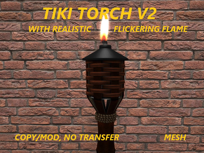 Second Life Marketplace - TIKI TORCH V2
